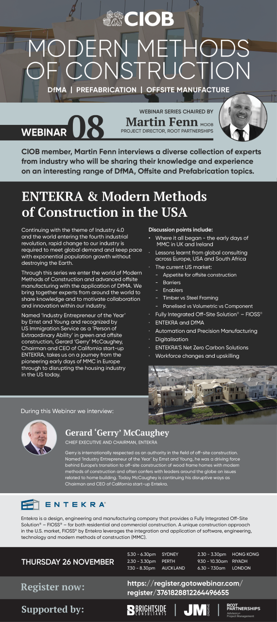 ENTEKRA & Modern Methods of Construction in the USA - BrightSide ...